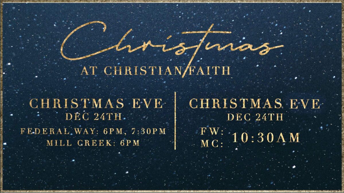 Events - Christian Faith